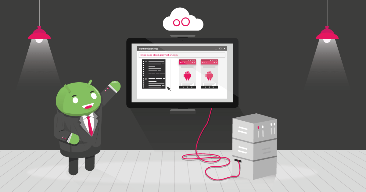 Access internal web services from Android devices running in the cloud ...
